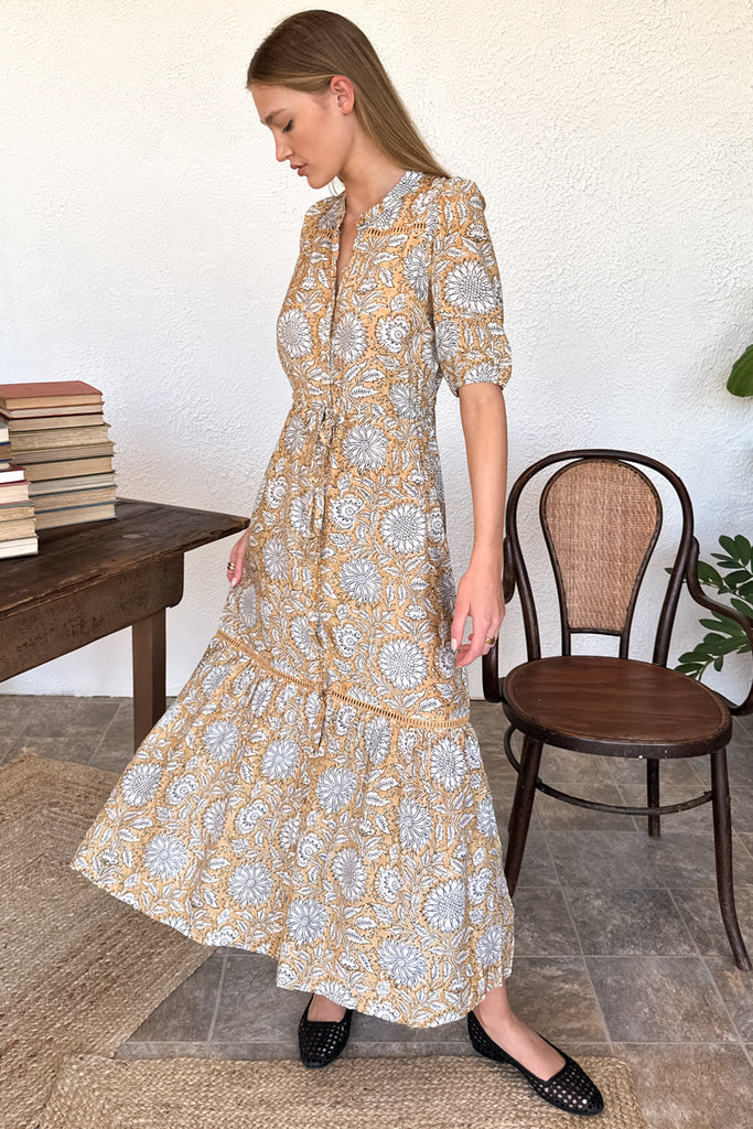 Lucy 4 Short Sleeve Dress - Arles - Emerson Fry