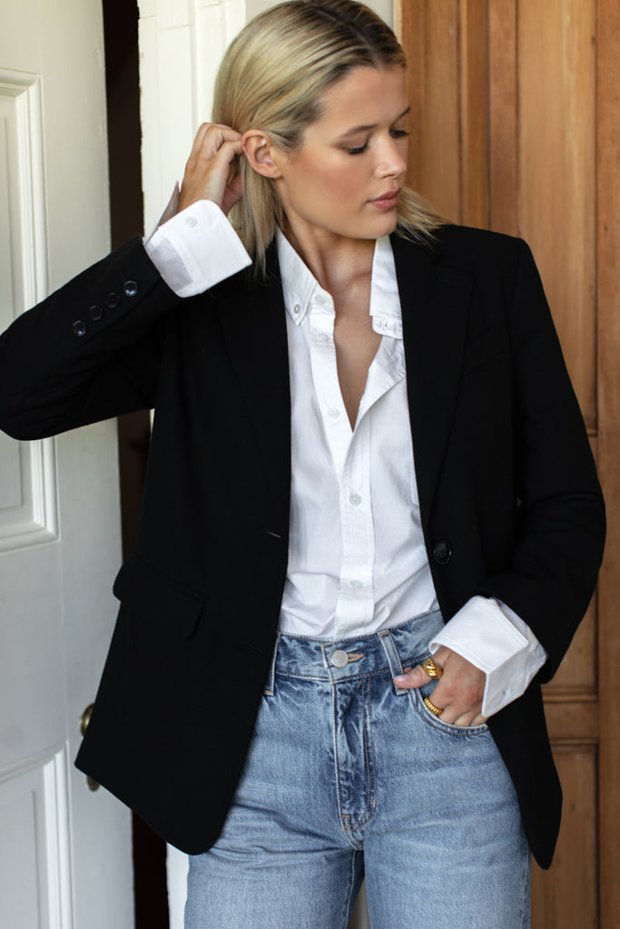 Atelier Blazer - Onyx Wool - Emerson Fry