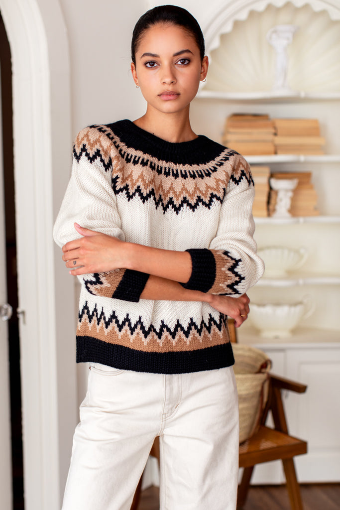 Fair Isle Crewneck - Nordic Mix Alpaca - Emerson Fry