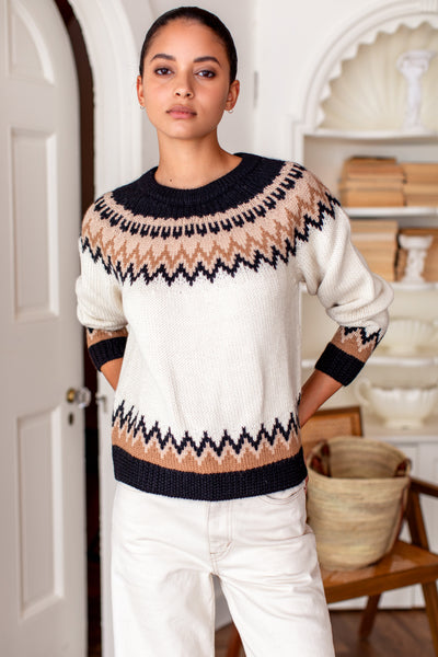 Fair Isle Crewneck - Nordic Mix Alpaca - Emerson Fry