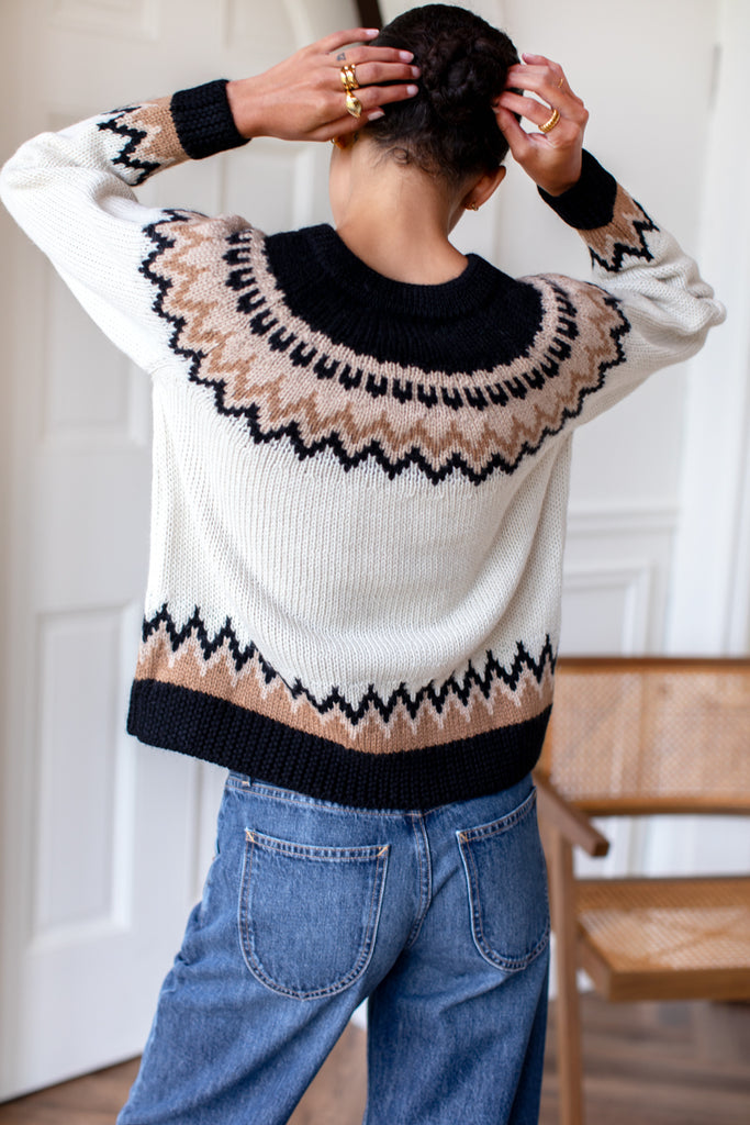 Fair Isle Crewneck - Nordic Mix Alpaca - Emerson Fry