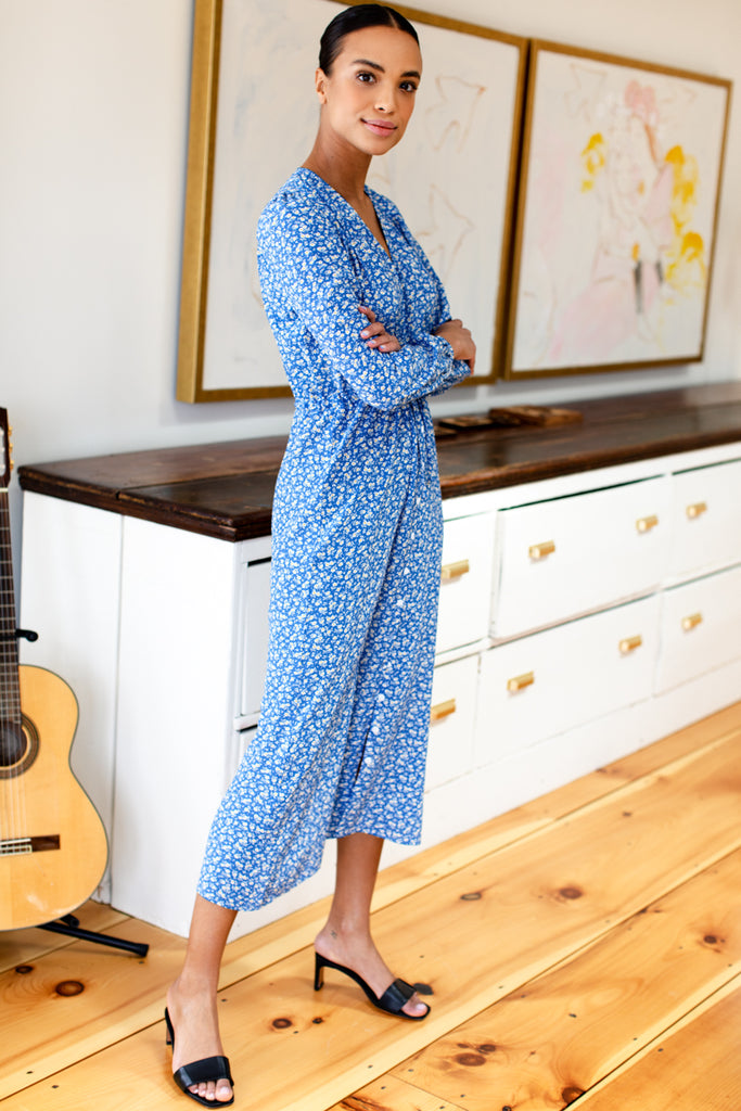 Longsleeve May Dress - Pablo Flowers - Emerson Fry