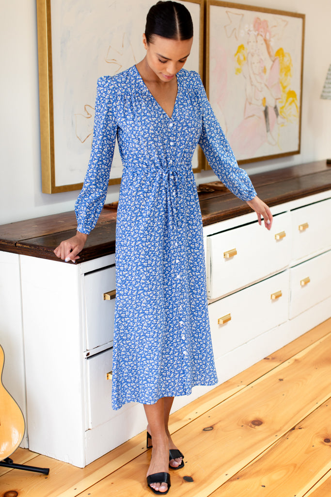Longsleeve May Dress - Pablo Flowers - Emerson Fry