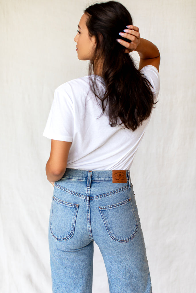 Perfect Wide Leg - Washed Indigo - Emerson Fry