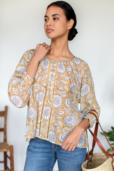 Lucy Heirloom Blouse - Arles - Emerson Fry