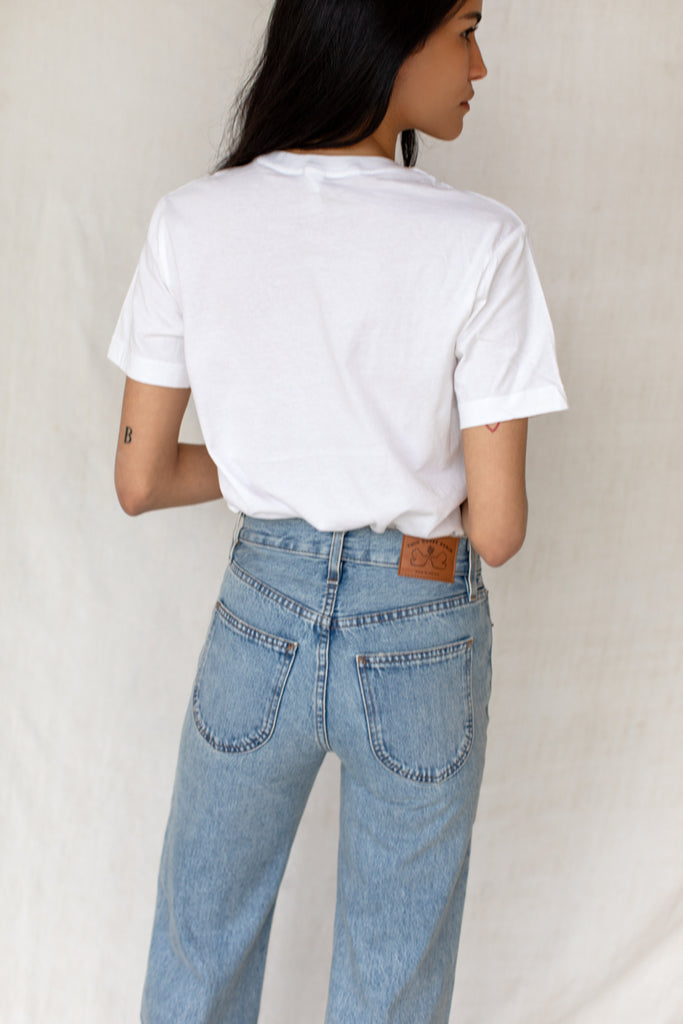 Perfect Wide Leg - Washed Indigo - Emerson Fry