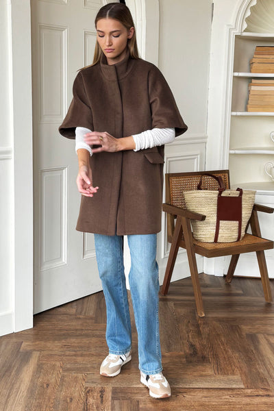 Daily Trainer - Taupe Suede, Black + Ivory Leather - Emerson Fry