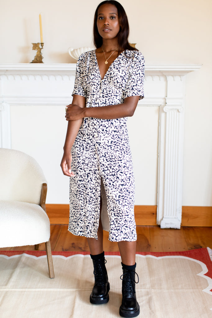 Lug Sole Platform Boot - Black Leather - Emerson Fry