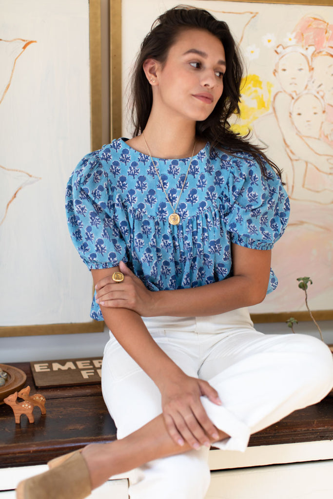 Dahlia Top - Little Marigolds Danube Organic - Emerson Fry