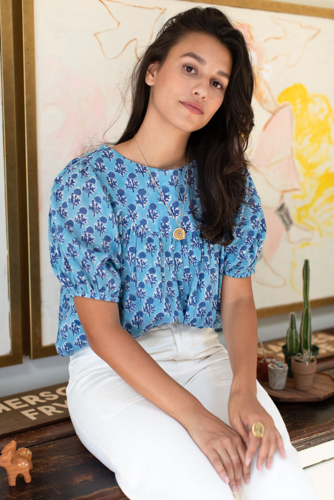 Dahlia Top - Little Marigolds Danube Organic - Emerson Fry