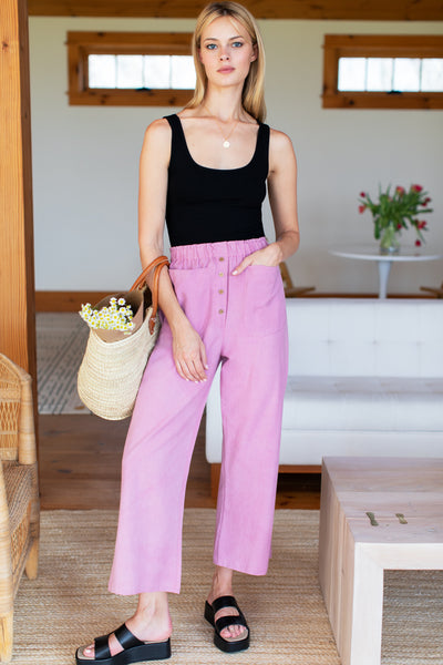 Mama's Easy Pant - Bon Pink Organic - Emerson Fry