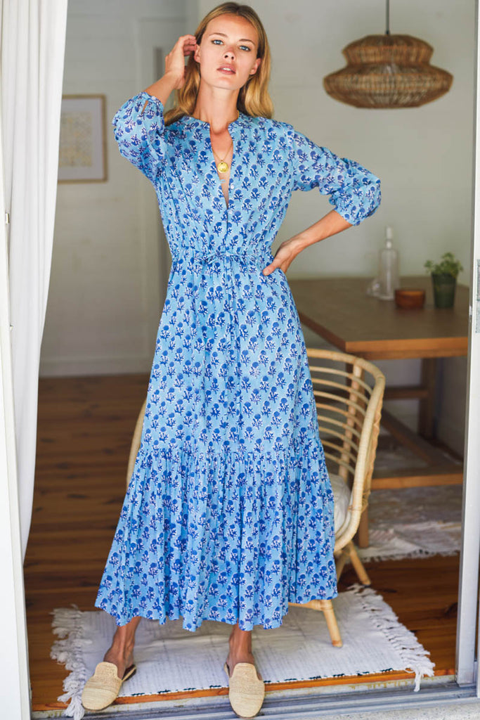 Frances Dress 3 - Little Marigolds Danube Organic - Emerson Fry