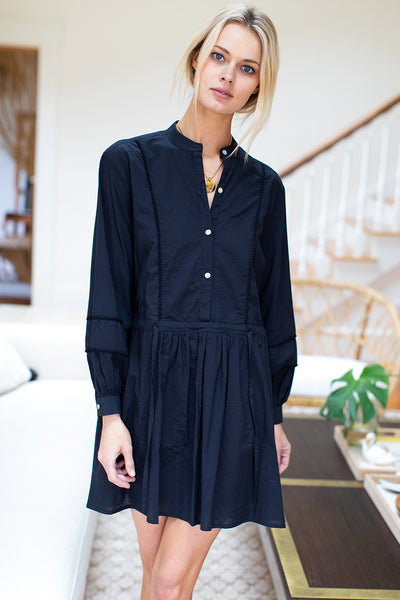 India Shirtdress - Black - Emerson Fry
